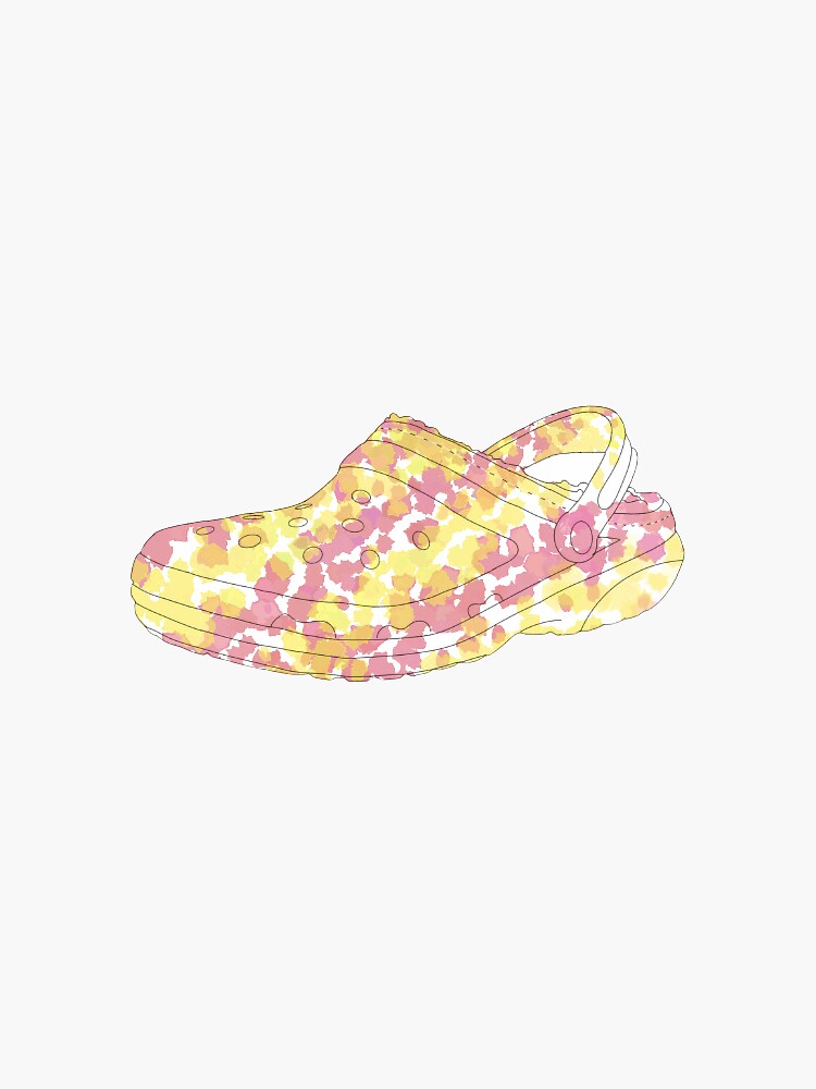 "Croc Shoe - Pink Lemonade" Sticker for Sale by ashleypenney13 | Redbubble