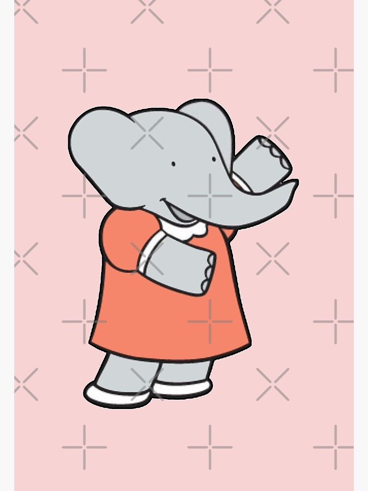 "Flora Babar's Daughter Elephant" Poster for Sale by nostalgia-store ...