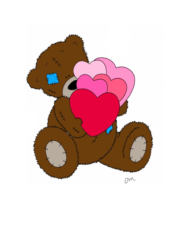 "Love Bear" Sticker by ateacupofart | Redbubble