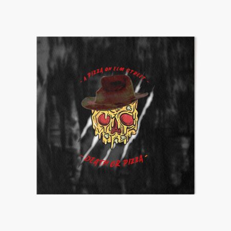 "Pepperoni Pizza and Scary Horror Movie Night Lover" Art Board Print ...