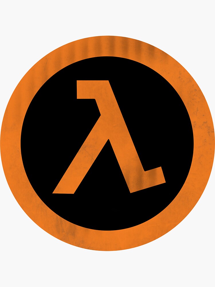 "Lambda Half-Life" Sticker for Sale by SmolPotatoShop | Redbubble