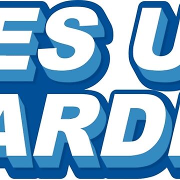 "Eyes Up, Guardian - Blue" Sticker for Sale by designsByBird | Redbubble