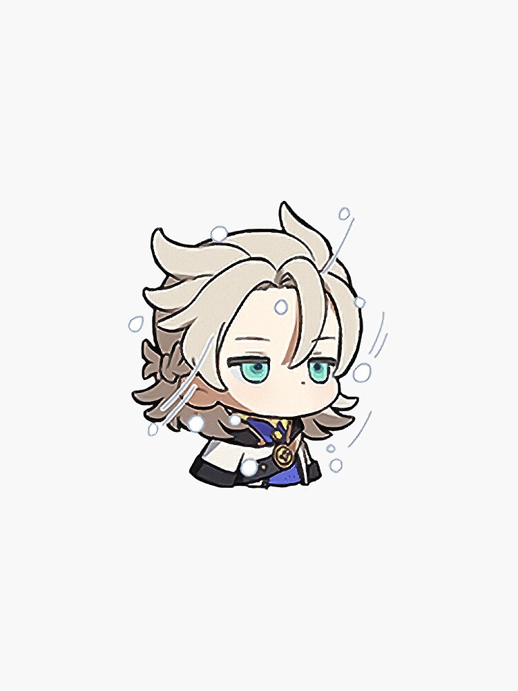 "Albedo | Genshin Impact Sticker "Snow"" Sticker for Sale by ...