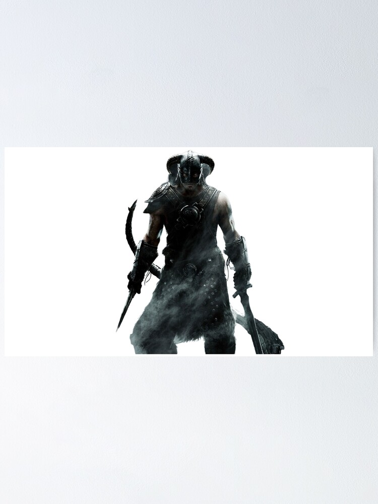 "Skyrim the legendary dragonborn" Poster by tidos10 | Redbubble