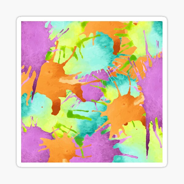 "Watercolor Splash" Sticker for Sale by CreativeMomma5 | Redbubble