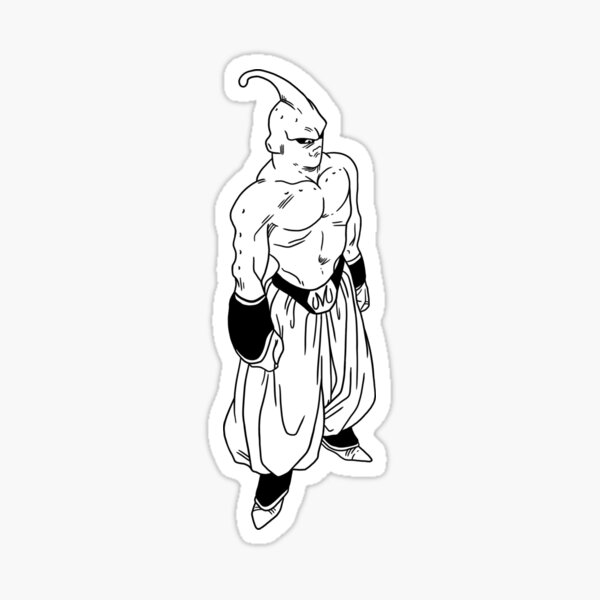 "majin buu sticker" Sticker for Sale by SpendloveArt | Redbubble