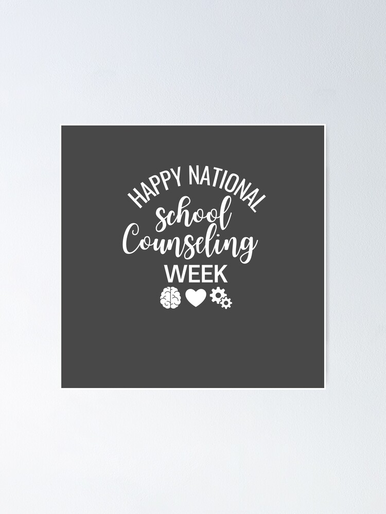 "Happy National School Counseling Week Brain, Heart, Career Triad ...