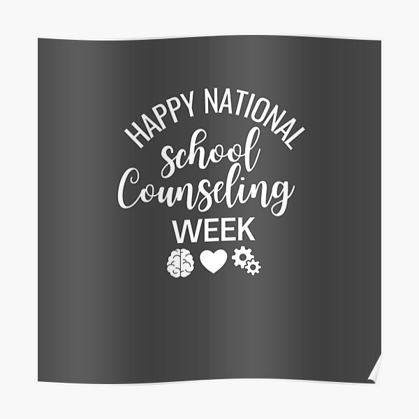 "Happy National School Counseling Week Brain, Heart, Career Triad ...