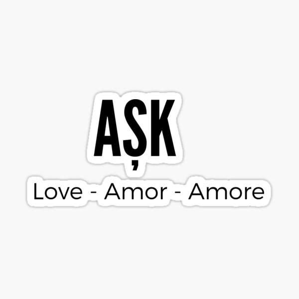 "ASK" Sticker for Sale by ElianaTorres | Redbubble