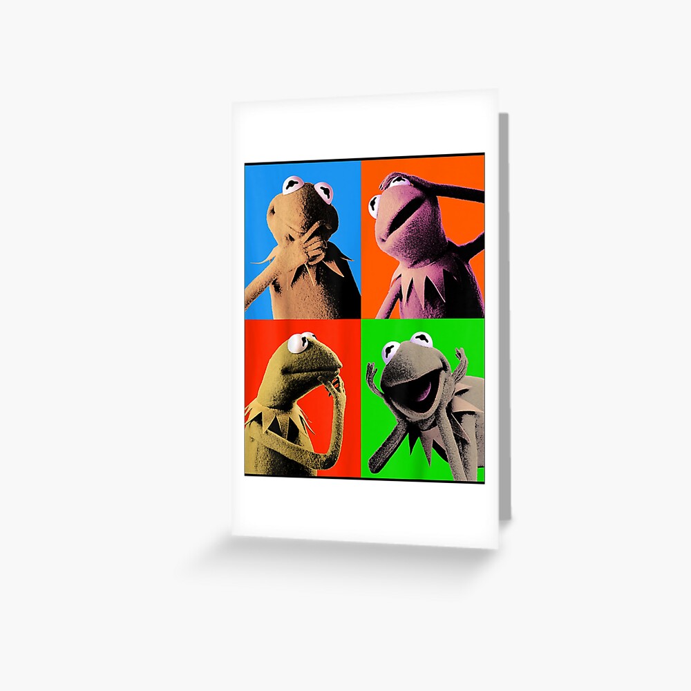 "The Muppets Kermit The Frog Pop Art" Greeting Card by MichaelRojas1 ...