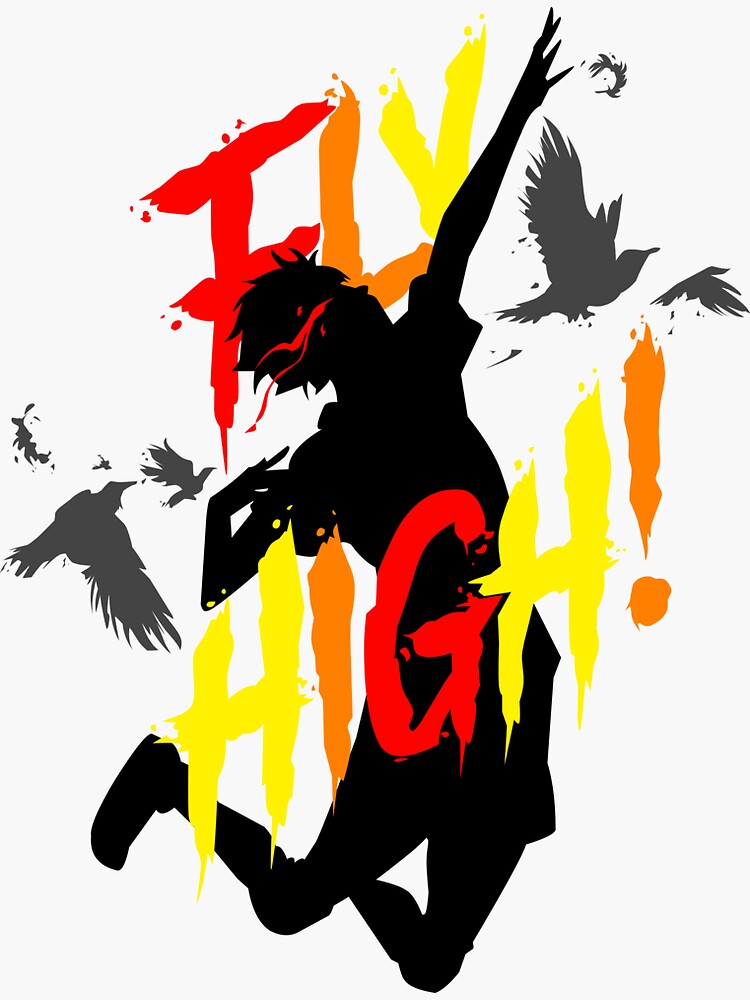"Haikyuu karasuno fly" Sticker by Hendri0630 | Redbubble