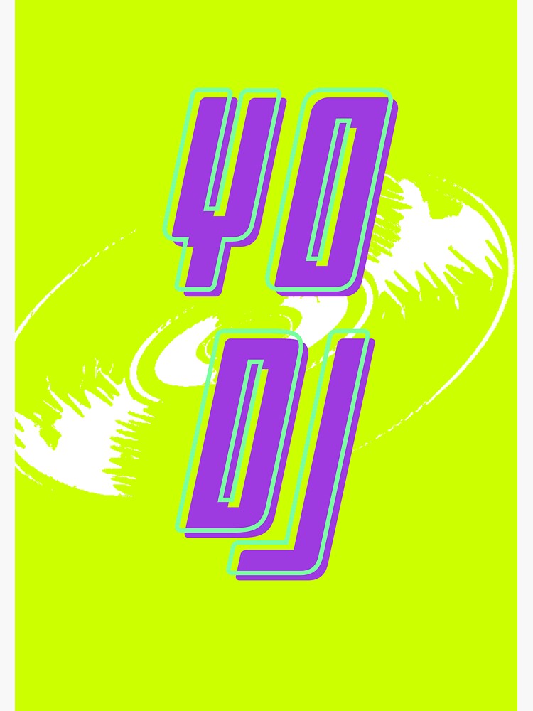 "Yo DJ!" Sticker by Imabubble2021 | Redbubble
