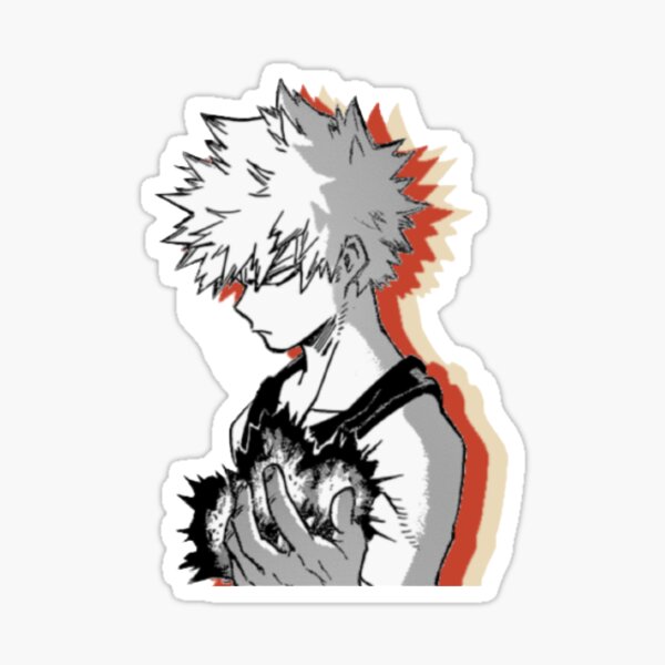 " Katsuki Bakugo Sticker - My hero academia " Sticker by AnimeMan99 ...