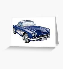 Corvette: Greeting Cards | Redbubble