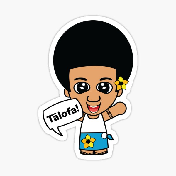 "Islandize Laki Talofa Hello Samoan Language" Sticker for Sale by ...