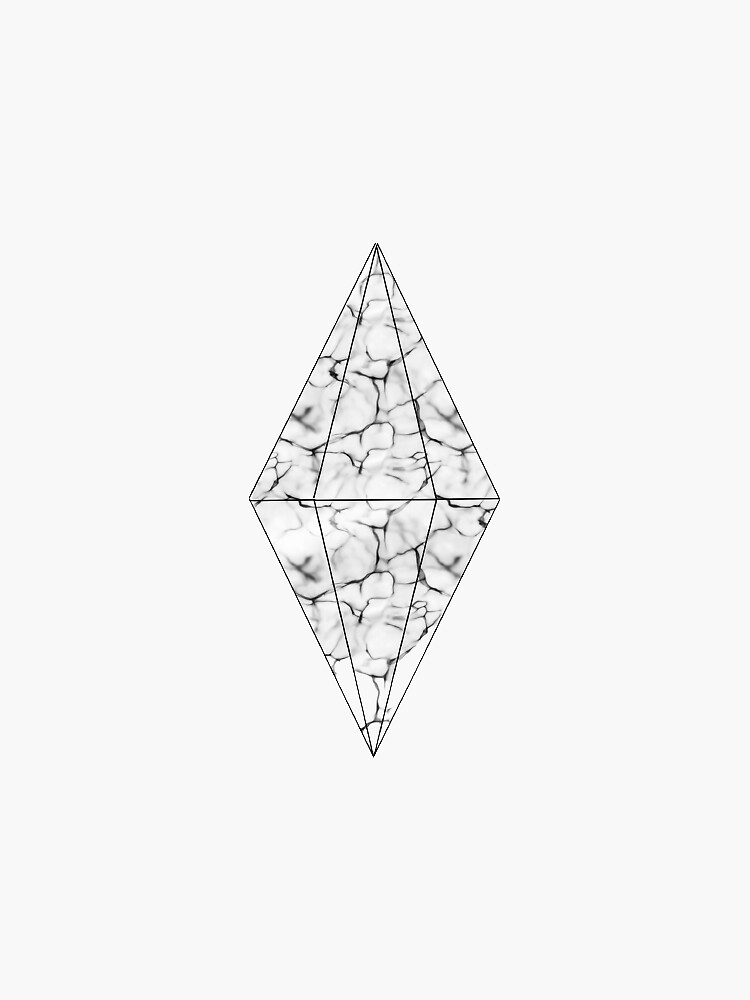 "Marble Plumbob" Sticker by Caseyhite | Redbubble