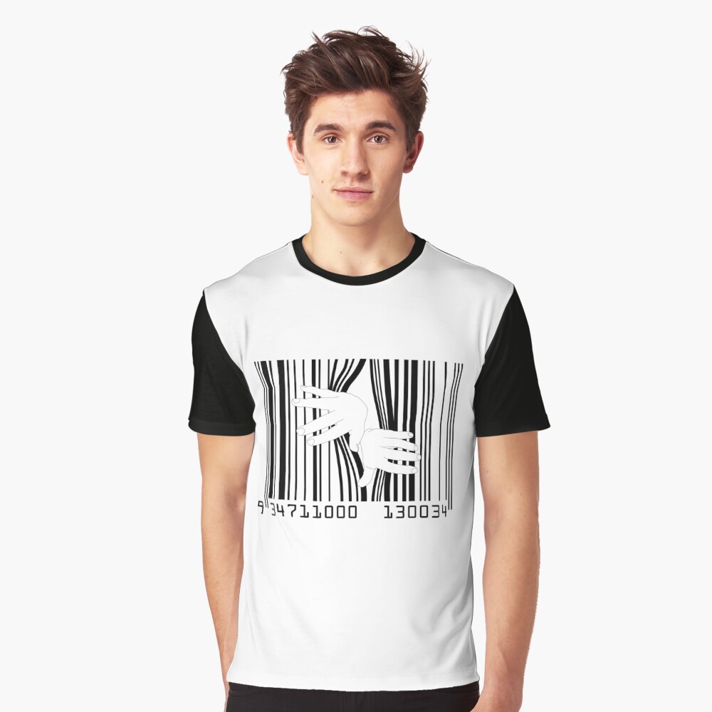 "humorous weird barcode design for friend birthday joke" Sticker for ...