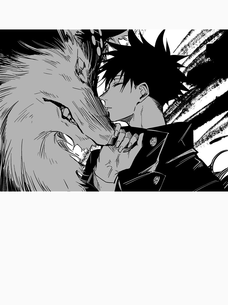 "Megumi Fushiguro and Wolf | Jujutsu Kaisen" T-shirt for Sale by ...
