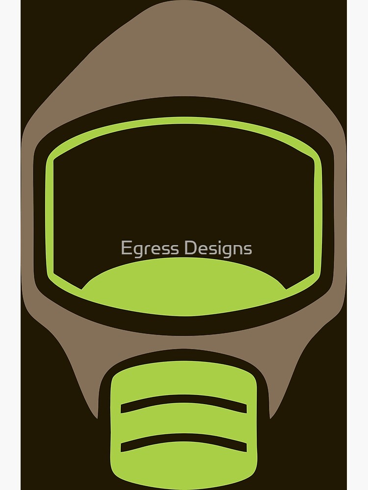 "Emergency Escape Mask (or Smoke Hood, or Gas Mask) Sign" Poster for ...