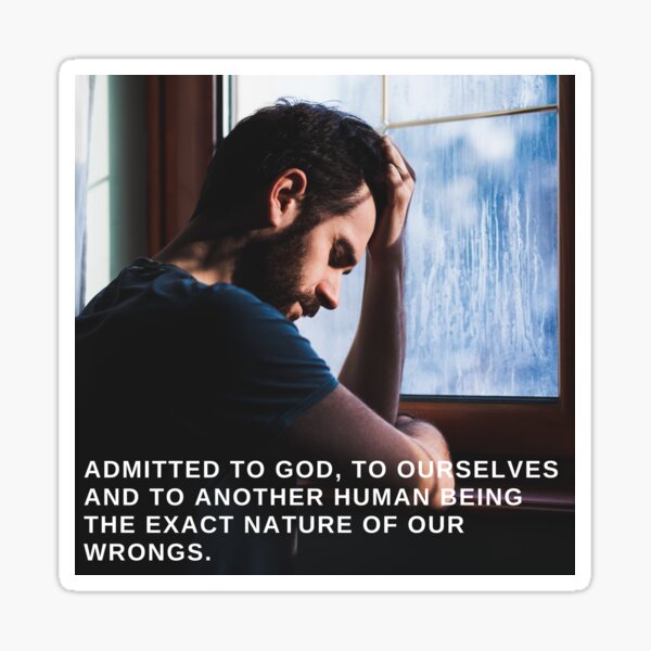 "5 step in aa program recovery" Sticker for Sale by MagdalenaRulez ...