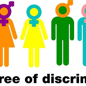 "Zone free of discrimination" Poster for Sale by DyadyaYasha | Redbubble