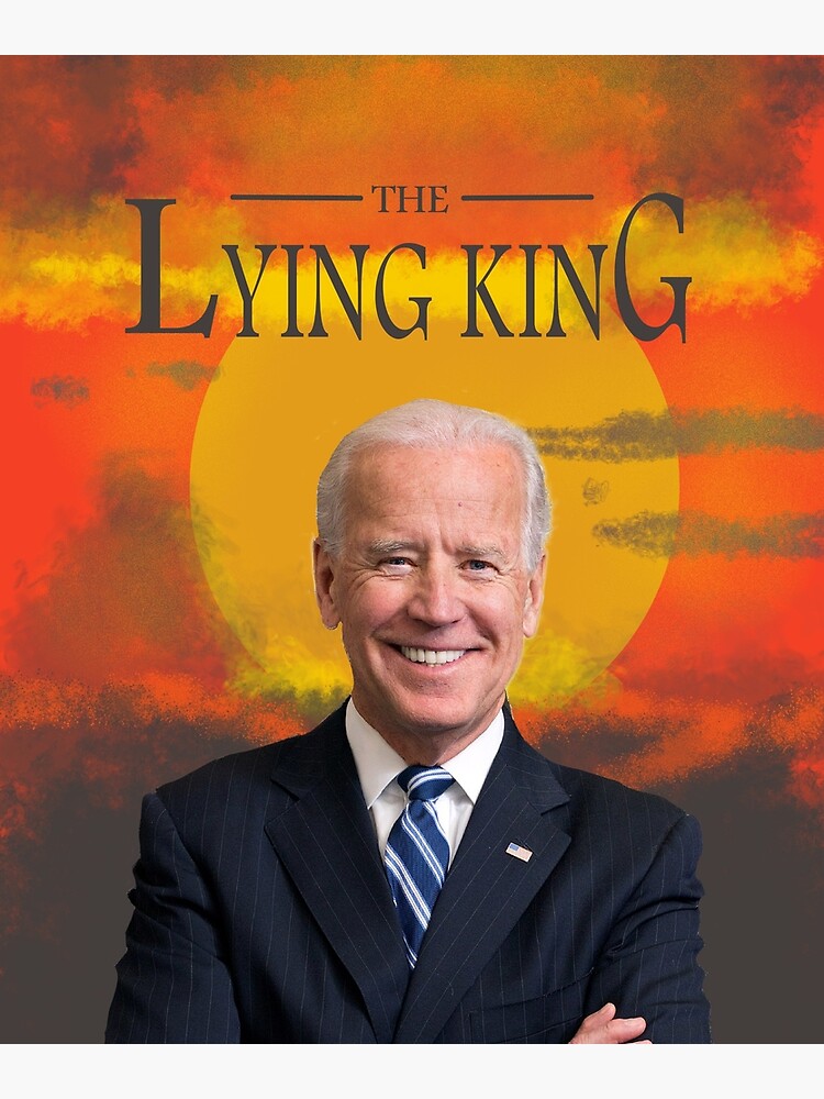 "THE LYING KING" Poster for Sale by ROCKIN-TEES | Redbubble