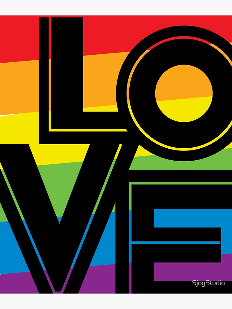 "Love is no color" Sticker for Sale by SjoyStudio | Redbubble