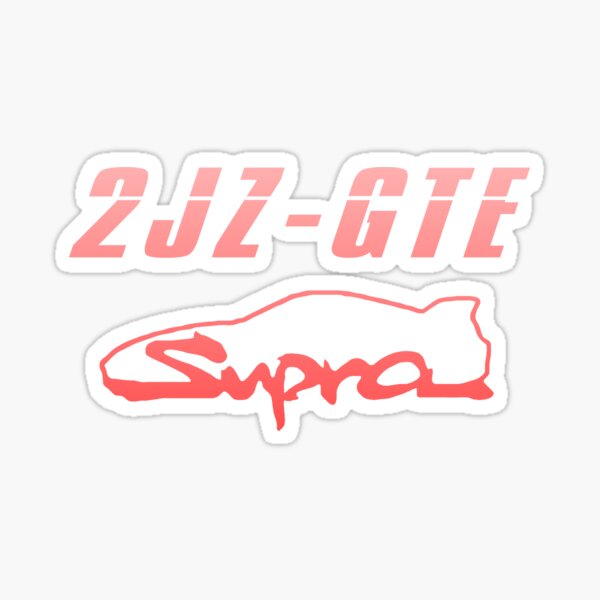 "2JZ Engine - Supra" Sticker for Sale by ItsChrisYo | Redbubble