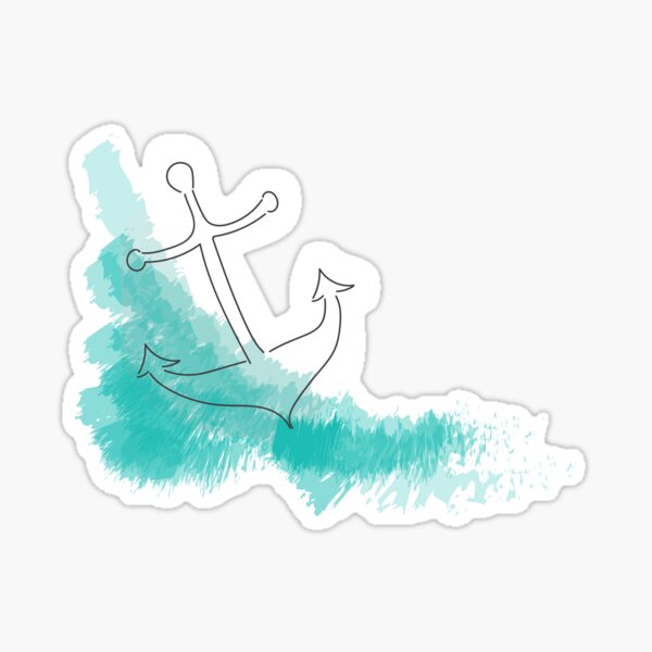"Anchor" Sticker for Sale by EmilyLynnRose | Redbubble