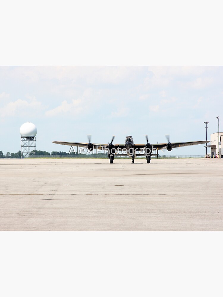 "Full front view of one of the flying veteran Avro Lancaster bomber ...