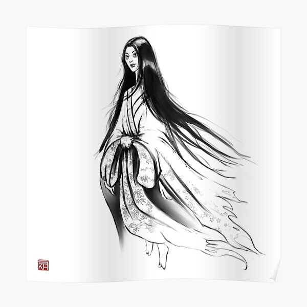 "Yurei" Poster by stinedraws | Redbubble