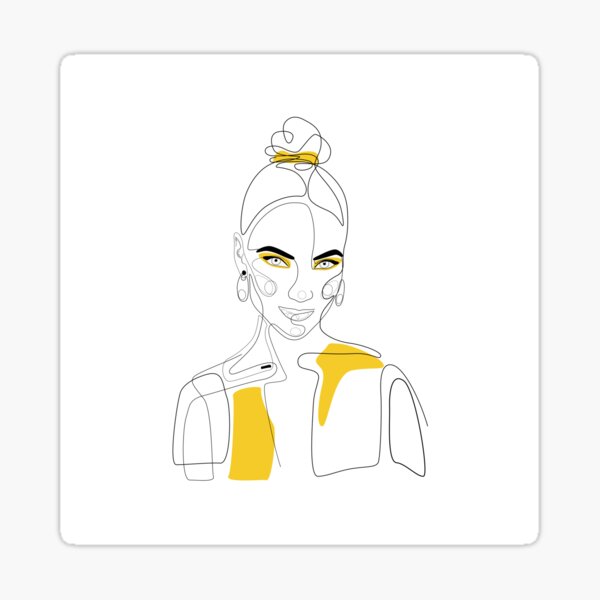 "Artist In Mustard" Sticker for Sale by ExplicitDesign | Redbubble