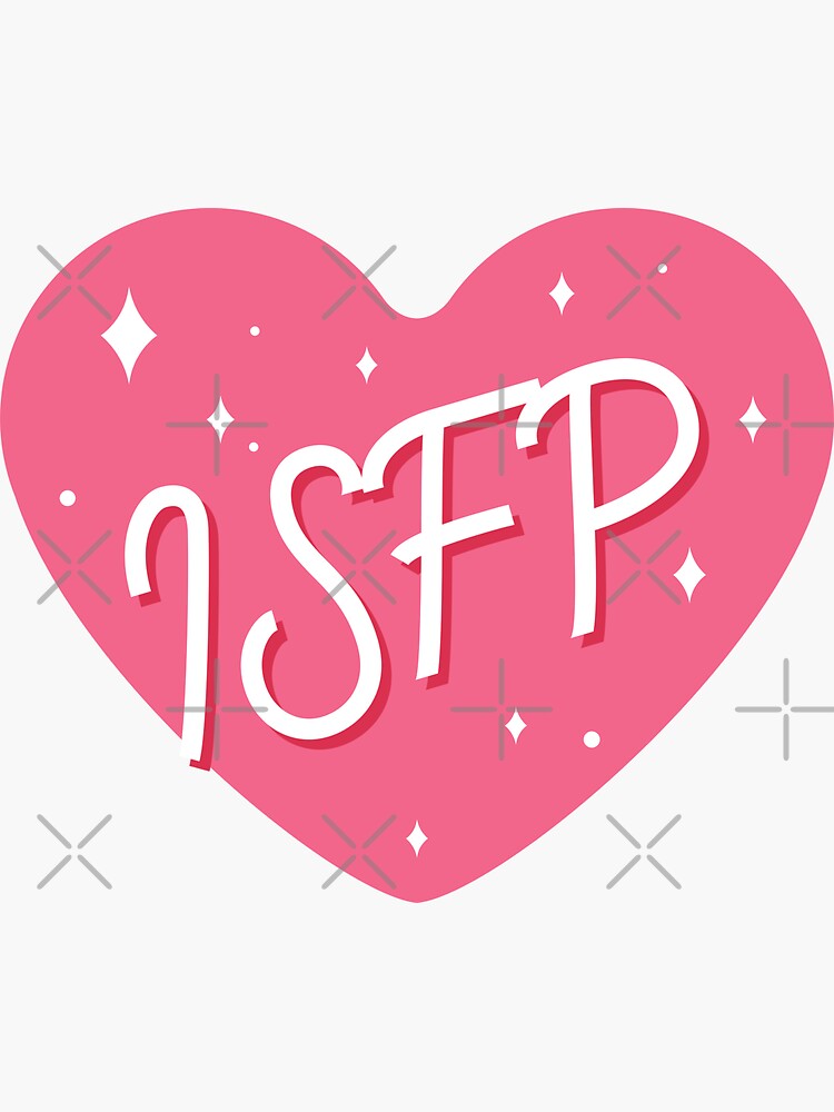 "ISFP personality typography" Sticker for Sale by Morcawork | Redbubble