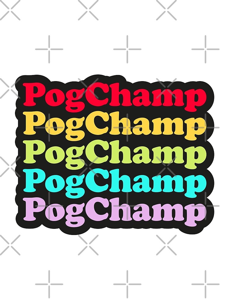 "PogChamp Sticker" Poster by MonkeySame | Redbubble
