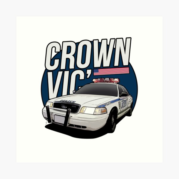 " Ford Crown Victoria Police - Police car / CVPI" Art Print for Sale by ...
