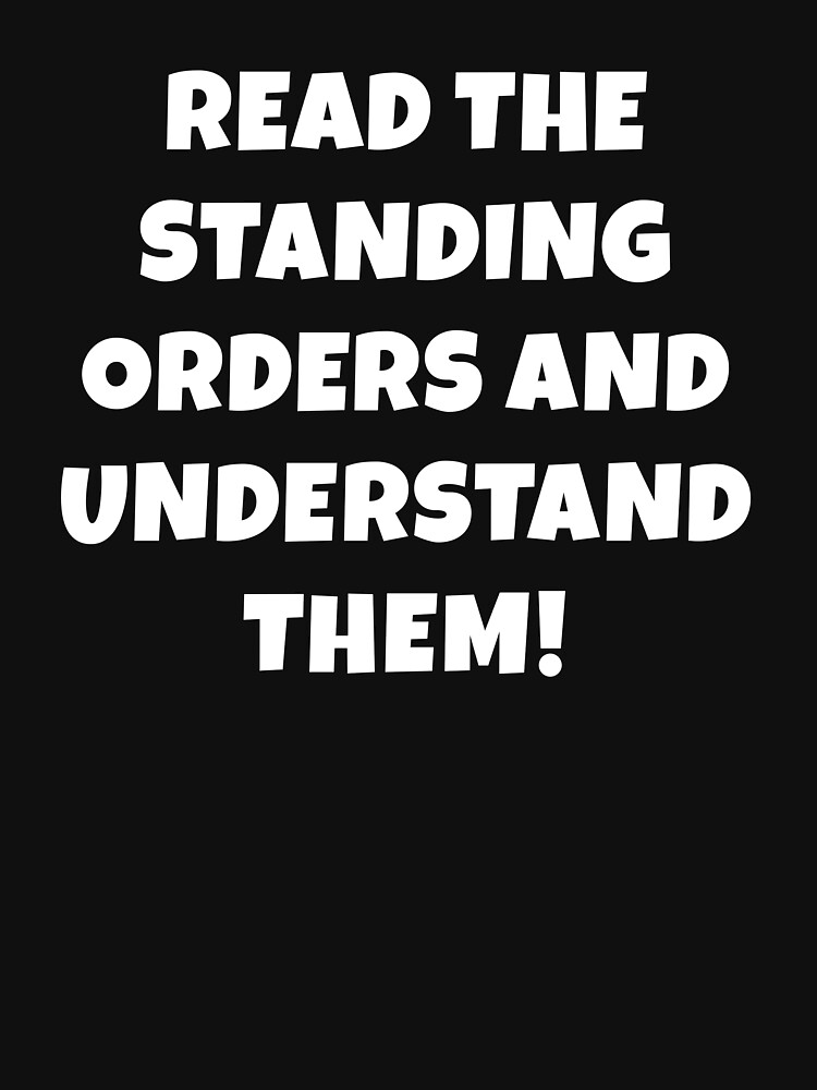 "READ THE STANDING ORDERS AND UNDERSTAND THEM - Handforth Parish ...