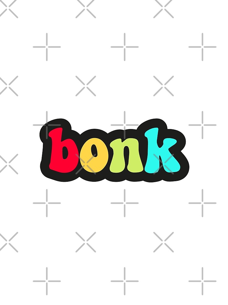 "bonk sticker" Poster for Sale by MonkeySame | Redbubble