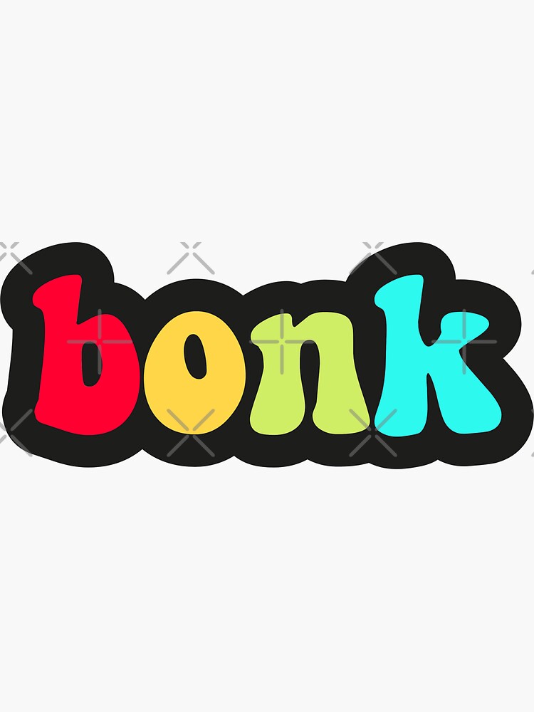 "bonk sticker" Sticker for Sale by MonkeySame | Redbubble