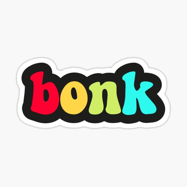 "bonk sticker" Sticker for Sale by MonkeySame | Redbubble