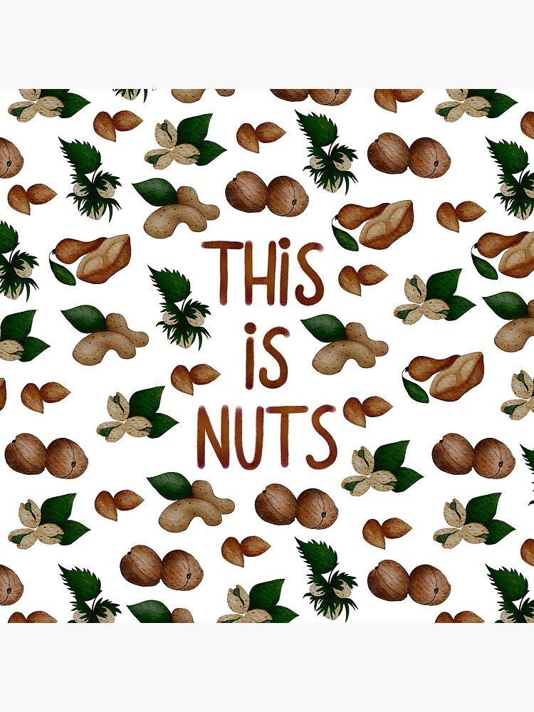"This is nuts but it's fine" Poster for Sale by meowpatterns | Redbubble