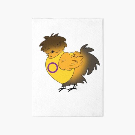 "Intersex Pride Flag Chicken " Art Board Print for Sale by ...