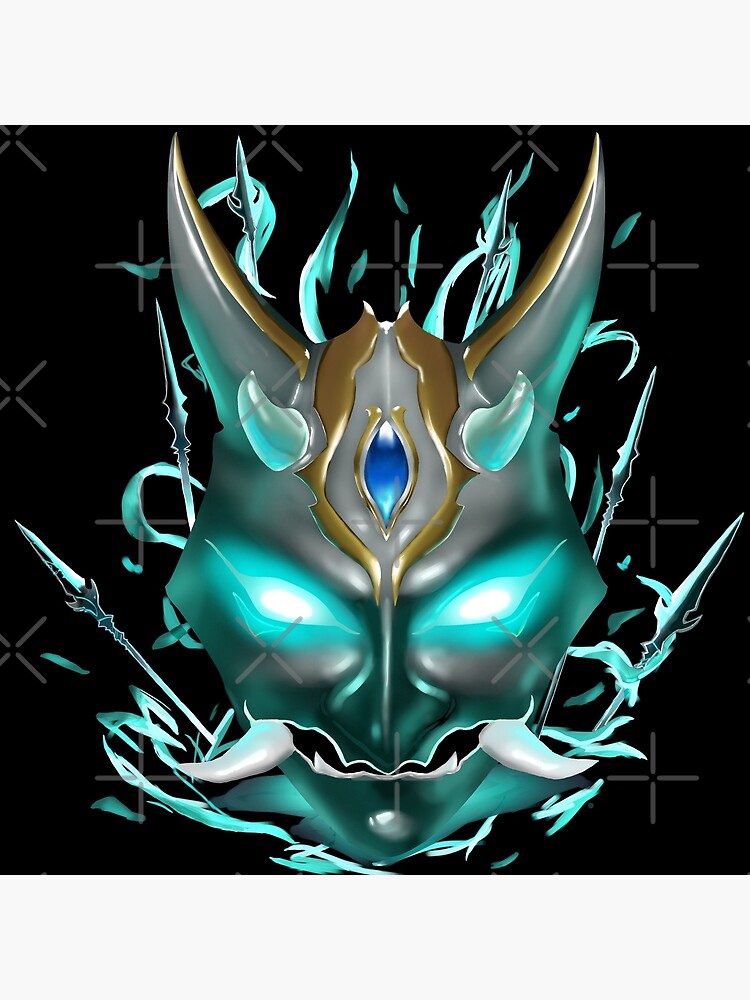 "Genshin Impact Xiao's Yaksha Mask" Art Print by Armekith | Redbubble