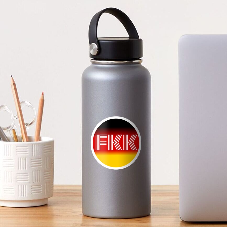 "FKK Deutschland" Sticker for Sale by Strudelladen | Redbubble