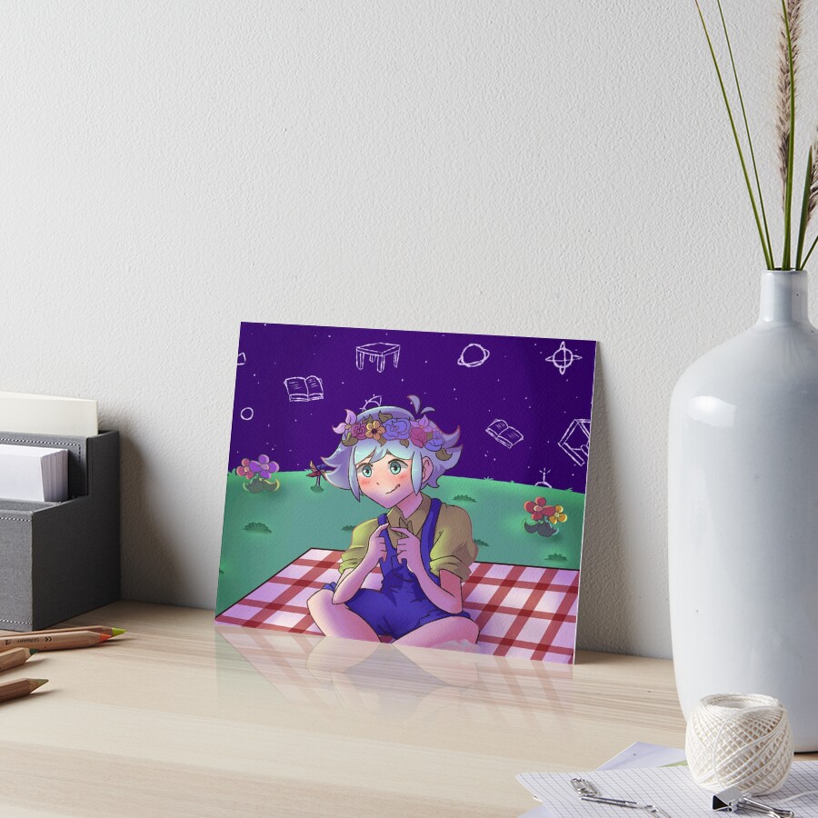 "HAPPY BASIL - OMORI" Art Board Print by JAK-SON | Redbubble