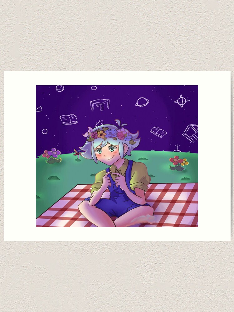 "HAPPY BASIL - OMORI" Art Print for Sale by JAK-SON | Redbubble