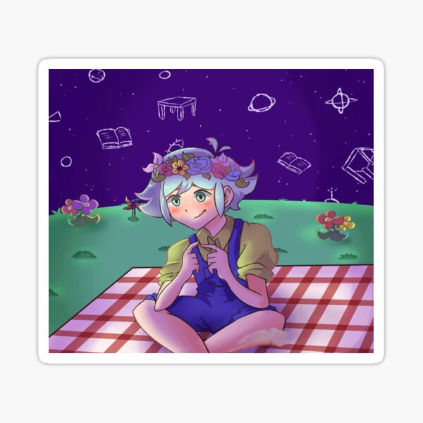 "HAPPY BASIL - OMORI" Sticker for Sale by JAK-SON | Redbubble