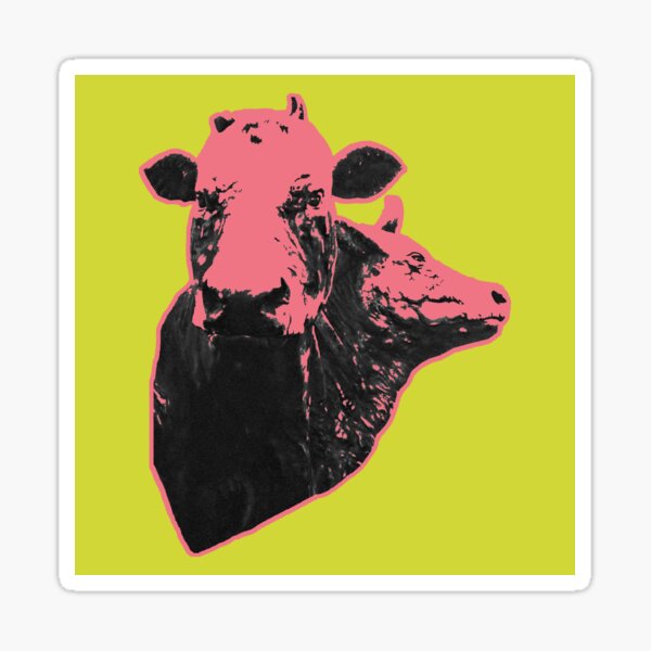 "Brahmin Wallpaper" Sticker by KinkyKaiju | Redbubble