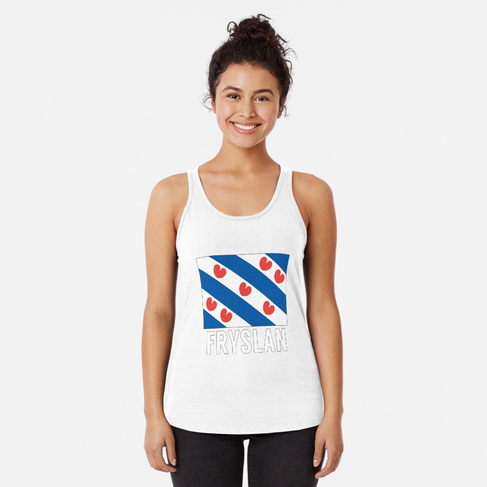 "Fryske Flagge (Frisian Flag with Text)" Sticker for Sale by HandBurger ...