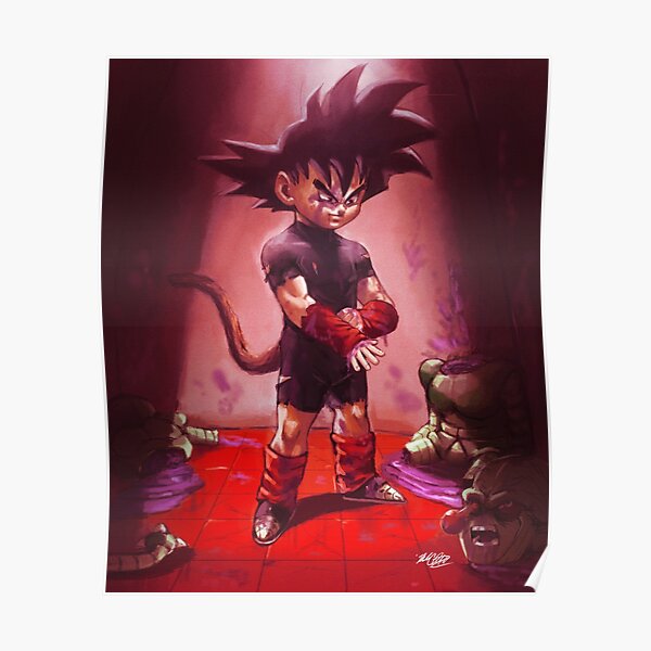 "Kid Bardock- Training" Poster by markclarkii | Redbubble