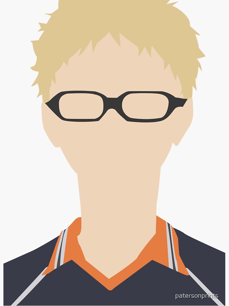 "Tsukishima Sticker - Kei Tsukishima - Haikyuu - Haikyuu!! - Karasuno ...